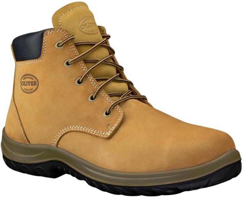 BOOT SAFETY OLIVER 34-632 LACE UP ANKLE NUBUCK DDPU SOLE - Safeman ...