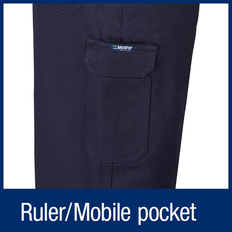 PANTS WOMENS MASTER M080 MAXINE 265 GSM COTTON DRILL - Safeman Australia