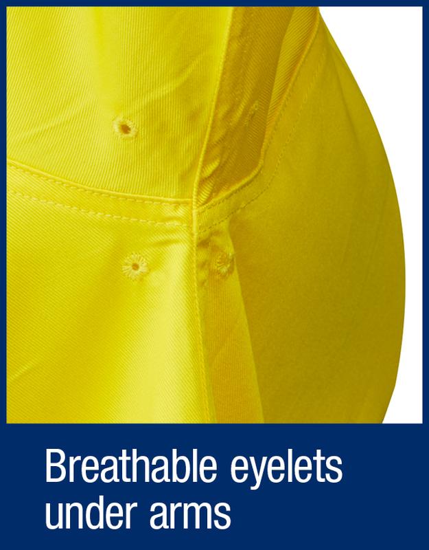 SHIRT L/SLEEVE MASTER WM445 HI VIS D 2 TONE 190GSM COTTON DRILL ...