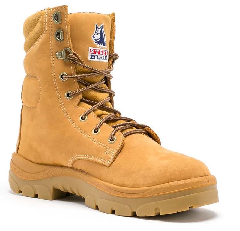 BOOT SAFETY STEEL BLUE PORTLAND 312104 LACE UP 170MM TPU SOLE - Safeman ...