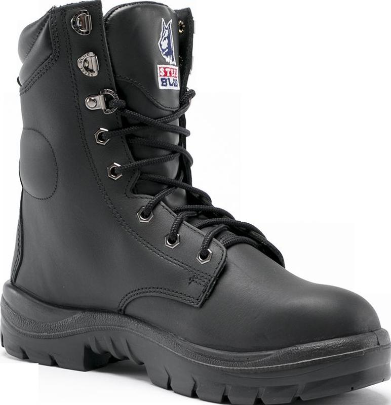 BOOT SAFETY STEEL BLUE PORTLAND 312104 LACE UP 170MM TPU SOLE - Safeman ...